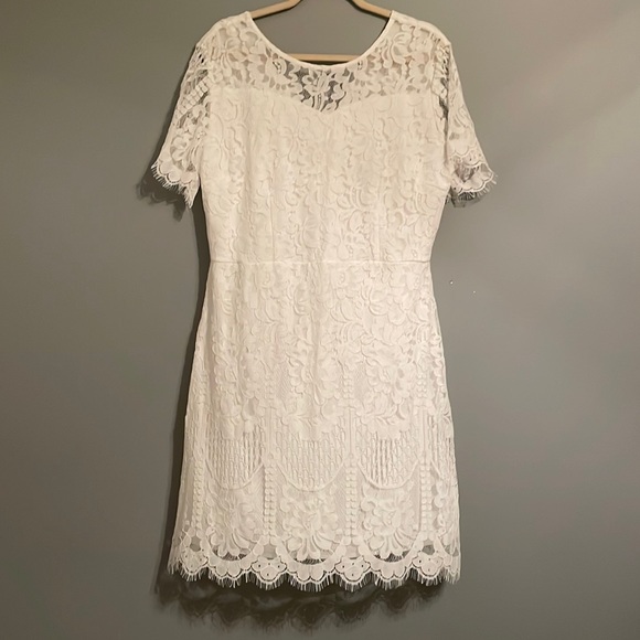 HELYO MSLG | Dresses | Nwt White Lace Dress Xxl By Helyo Mslg | Poshmark